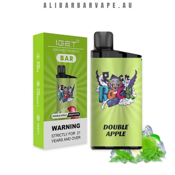 GET Bar 3500 Puffs Double Apple - Alibarbar Vape Australia