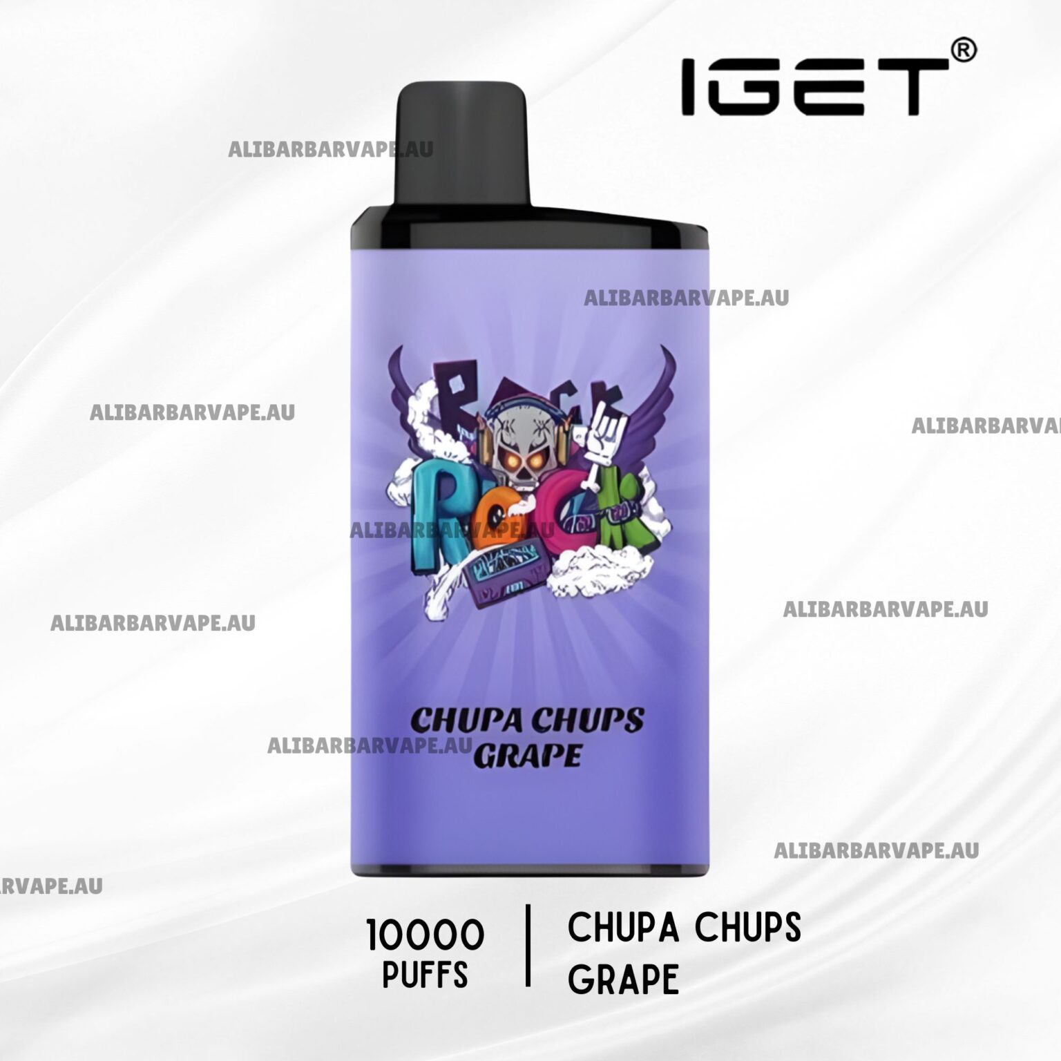 IGET Bar Pro 10000 Puffs Chupa Chups Grape - Alibarbar Vape Australia